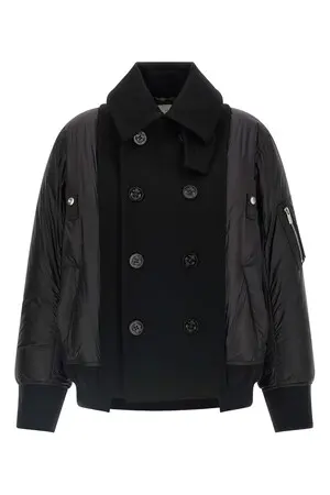 Sacai Wool Insert Bomber Jacket