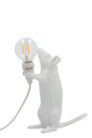 SELETTI Mouse Lamp Step' Lamp - White