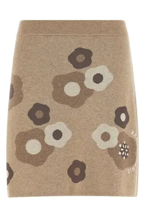 Kenzo Hana Dots Intarsia Miniskirt