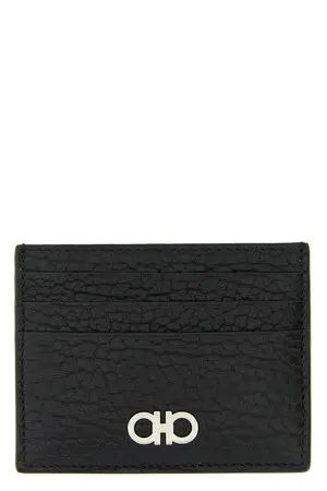 FERRAGAMO Gancini' Card Holder - Black