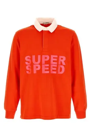 J.W.ANDERSON J. W.anderson 'super Speed' Polo Shirt - Red