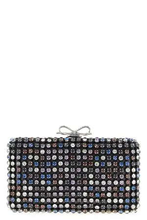 SELF-PORTRAIT Crystal Chainmail' Clutch - Multi