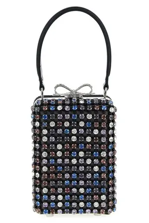 SELF-PORTRAIT Crystal Chainmail Handbag