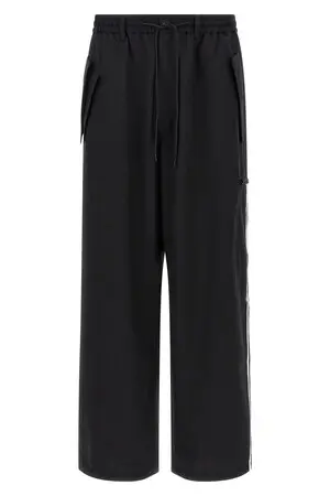 Y3 Wool Blend Straight Leg Trousers