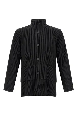 Issey Miyake Multi-pocket Pleated Jacket