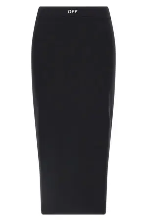 Off-White Logo Skirt - Black