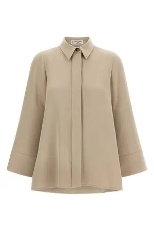 Alberto Biani 3/4 Sleeve Shirt - Beige