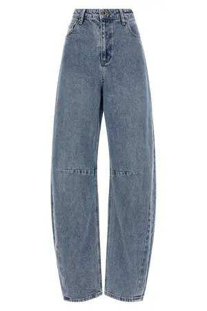 SELF-PORTRAIT Barrel Leg Jeans