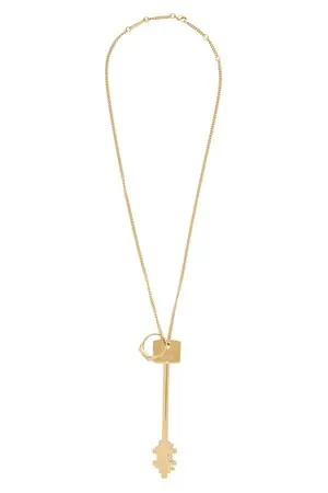 Rabanne Key' Necklace - Gold