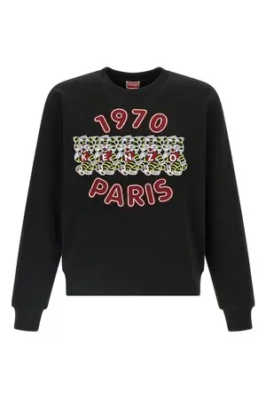 Kenzo Wild Tiger Embroidered' Sweatshirt - Black