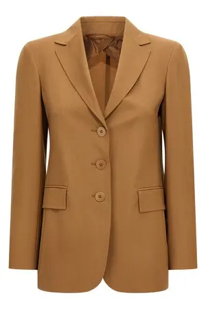 Max Mara Virgin Wool Single-breasted Blazer