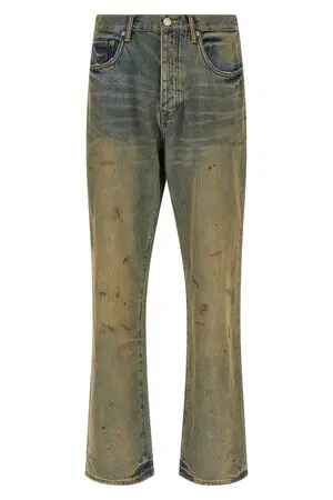 Purple Brand Embroidered Jeans For Men