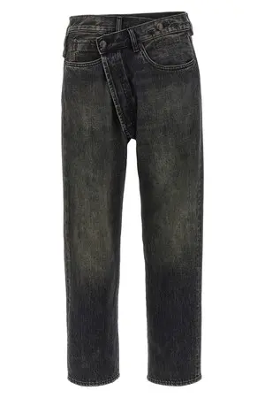 R13 Crossover' Jeans - Black