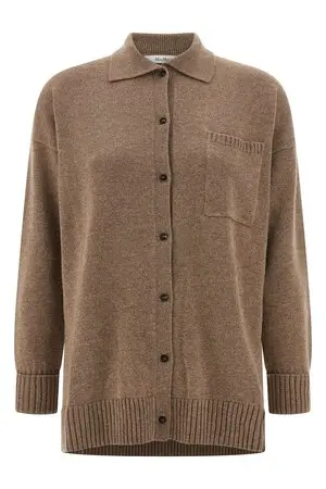 Max Mara Cashmere Bull Cardigan - Brown
