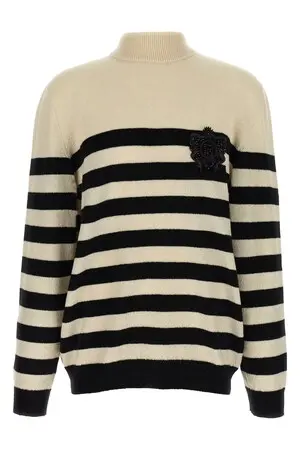 Balmain Marinière Striped Wool And Cashmere Sweater