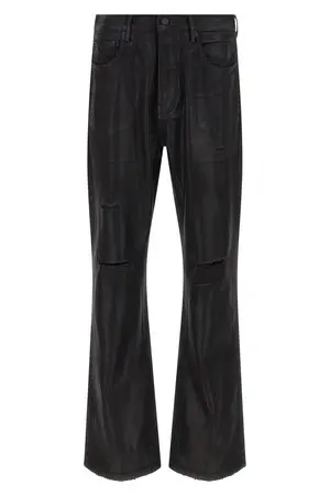 PURPLE BRAND P026 Rinsed Foil Boot' Jeans - Black