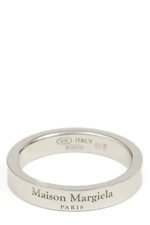 MAISON MARGIELA Logo Ring - Silver