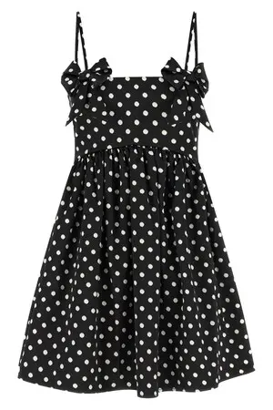 GANNI Polka Dot Mini Dress