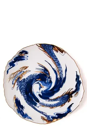 SELETTI Imari Dragon' Classics On Acid Silk X Diesel Living Dinner Pl - Multi