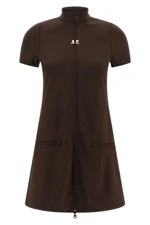 COURREGES Interlock Tracksuit Mini Dress