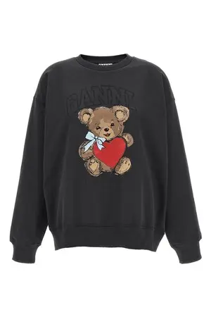 GANNI Orso Organic Cotton Sweatshirt