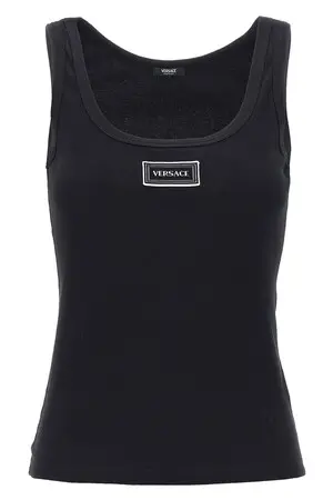 Versace 90s Vintage Logo Tank Top