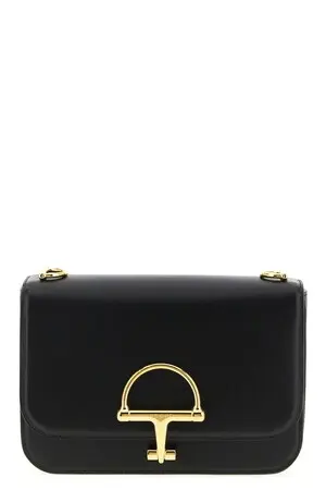 Gucci Siena Leather Crossbody Bag - Black