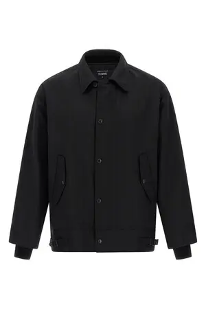 COMME DES GARҪONS HOMME Wool Overshirt - Black