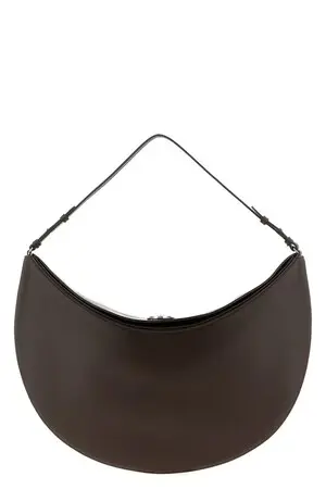Jacquemus Le Sac Ovalo Leather Shoulder Bag - Brown