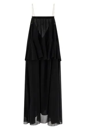 Chloé Silk Chiffon Maxi Dress