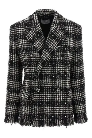 GIUSEPPE DI MORABITO Tweed And Rhinestone Blazer