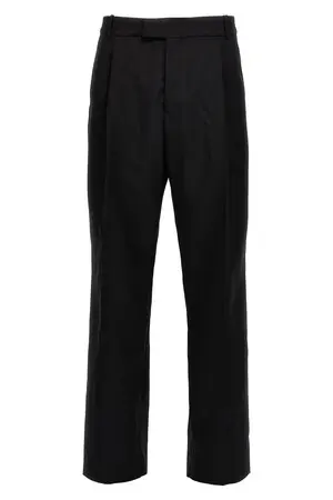 Alexander McQueen Gabardine Wool Trousers