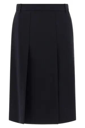 Prada Multi-slit Skirt - Blue
