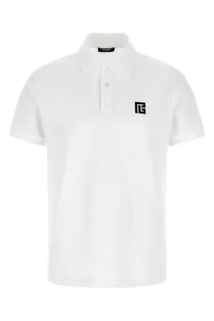 Balmain Embroidery Polo Shirt