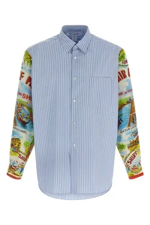 Comme Des Garçons Patterned Sleeve Shirt - Multi