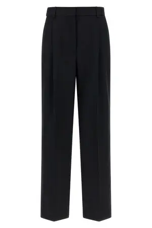 TOTEME Wool Blend Straight Leg Trousers
