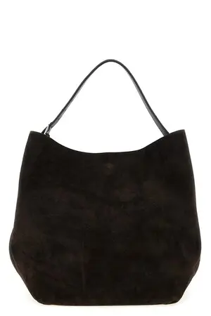 TOTEME Belted Suede Shoulder Bag