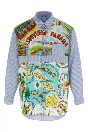 Comme Des Garçons Patterned Inserts Shirt - Multi