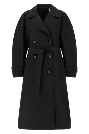 Moncler X Edward Enninful 'zake' Trench Coat - Black