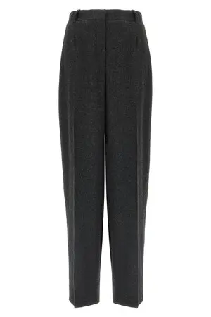 TOTEME Wide Flannel Trousers