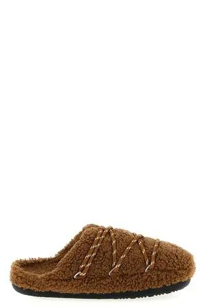Moon Boot Teddy Slipper - Brown