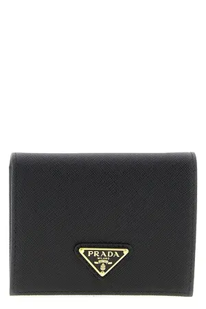 Prada Logo Leather Wallet