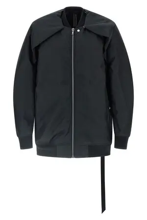 Rick Owens Convertible Jumbo Peter Flight' Bomber Jacket - Black