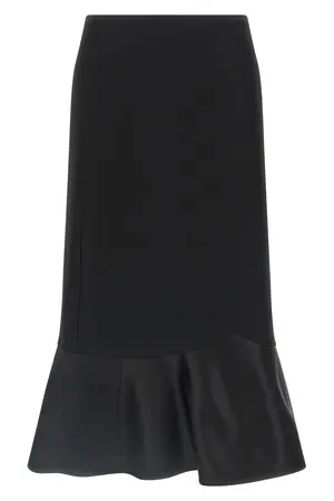 Fendi Grain De Poudre Skirt - Black