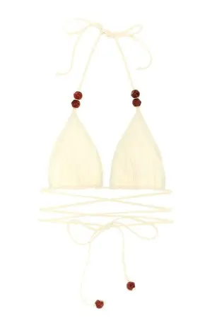 Magda Butrym Re 26 Bikini Top - White