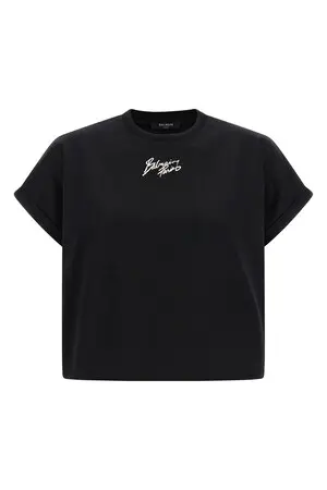 Balmain Cropped T-shirt