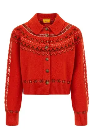 Guest In Residence Cloud Chalet' Cardigan - Red