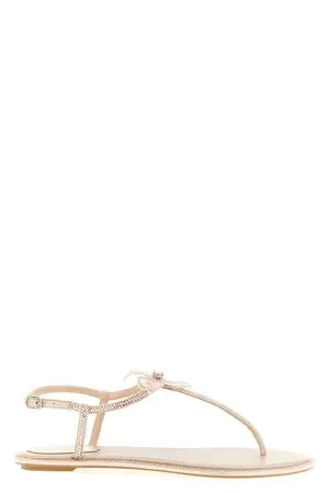 Rene Caovilla Flower Sandals - Pink