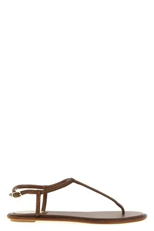 Rene Caovilla Diana Sandals - Brown
