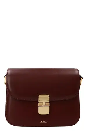 A.p.c. Grace Small' Crossbody Bag - Bordeaux